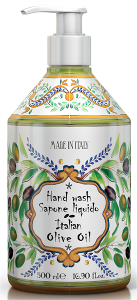 Liquid Soap Italian Olive Oil 500ml - Saponi AB
