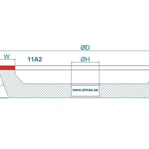 B11A2 D125 W10 X6 - Almas AB