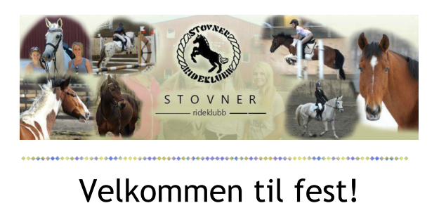 Velkommen til fest ! - Stovner Rideklubb