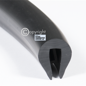 Fenderlist 6,5/18x28 mm sort EPDM - Løpemeter - Nyttige produkter som ...
