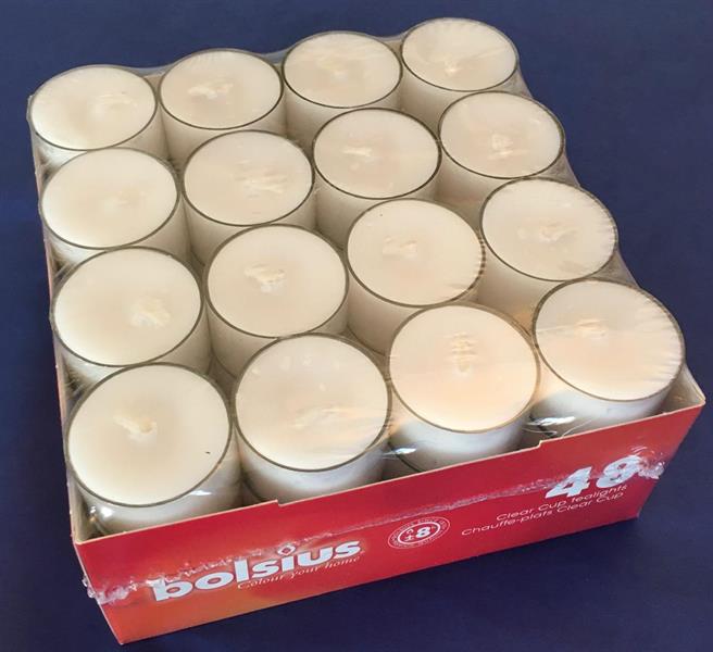 Små telys 8 timer's 48pk i plastkopp - Colseth as