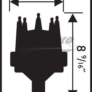 Distributor, Ready To Run, Buick 455 V8 - Brillko Engineering AB