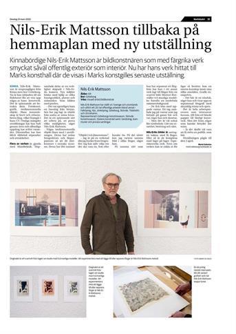 Markbladet 2022-03-24 - Nils-Erik Mattsson - Marks Konstgille