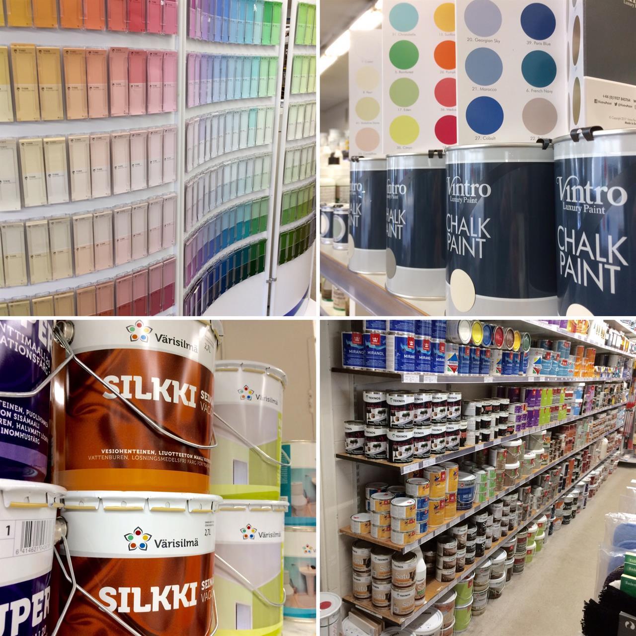 Maalit kaikkeen maalaamiseen edullisesti